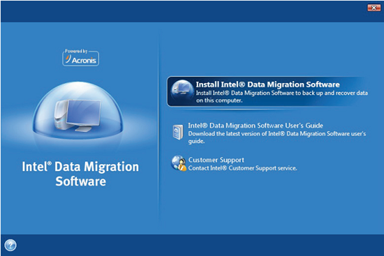 Intel Hard drive to SSD Data Migration Software